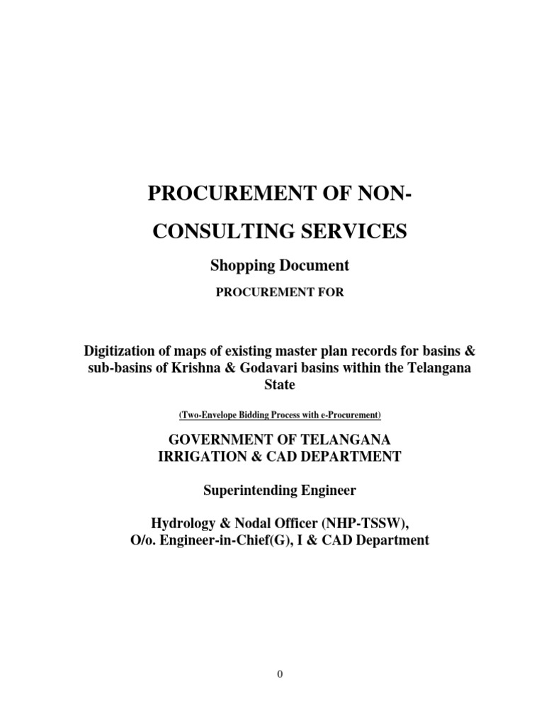 Tender Document - Digitization | PDF | World Bank | Accountant