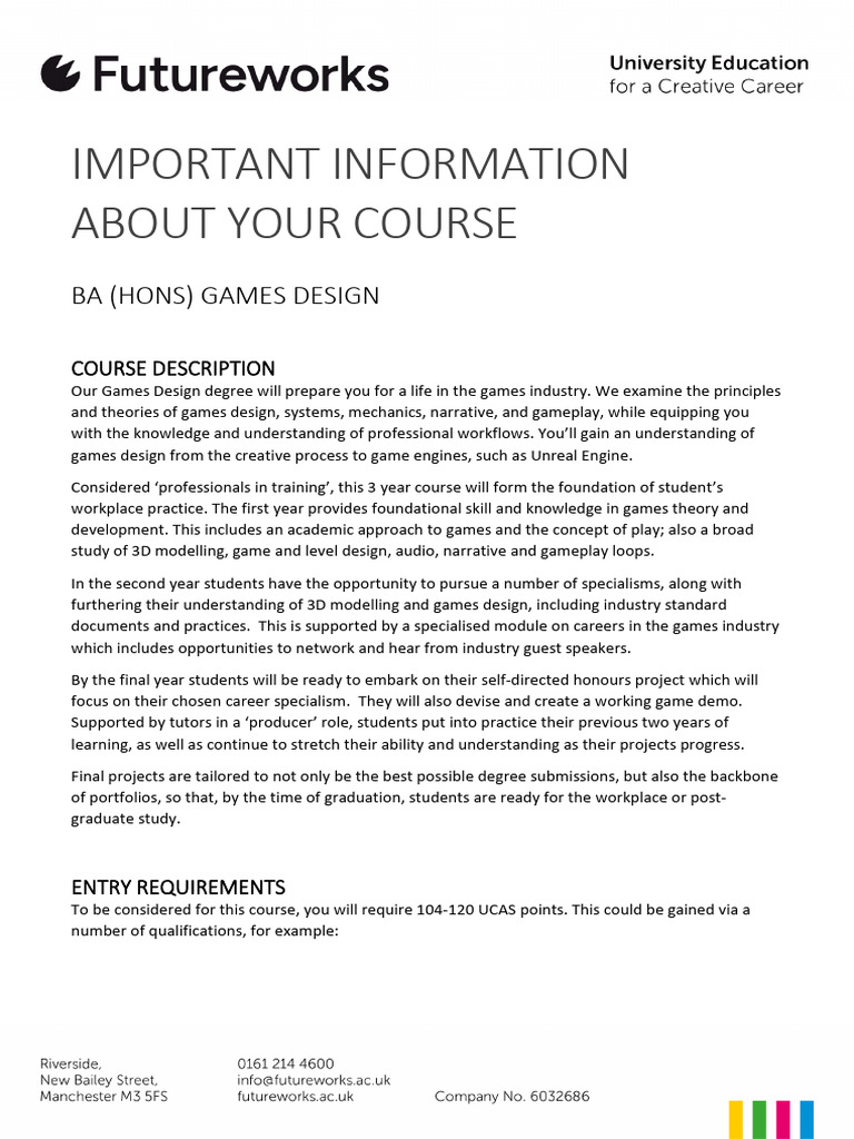 BAGD Course Information | PDF | Design | Creativity