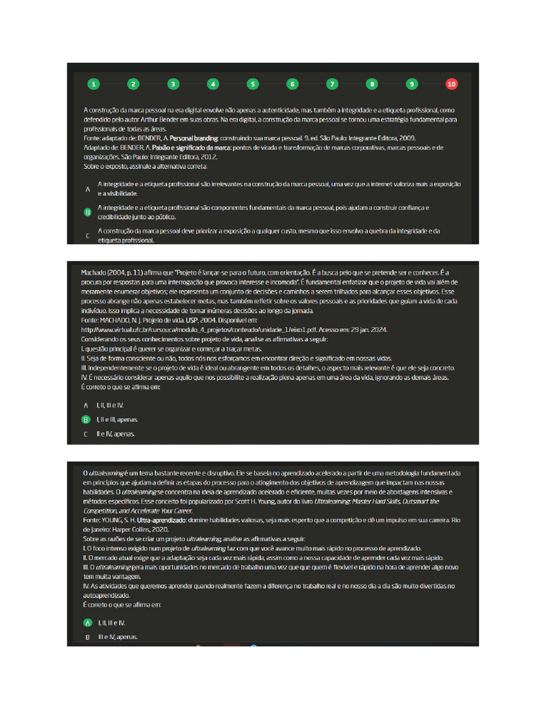 Gabrito - Prova 2 | PDF