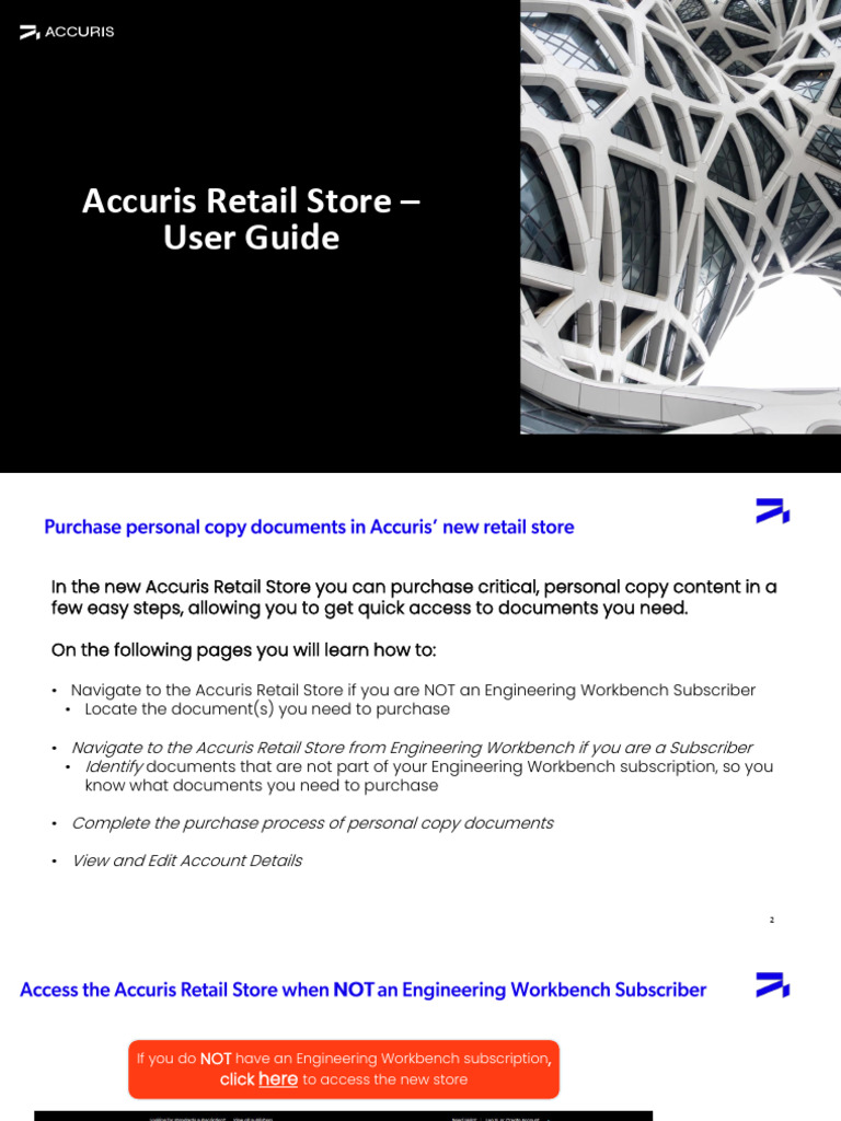 Accuris Store Guide for Purchasers | PDF | Point Of Sale | Subscription ...