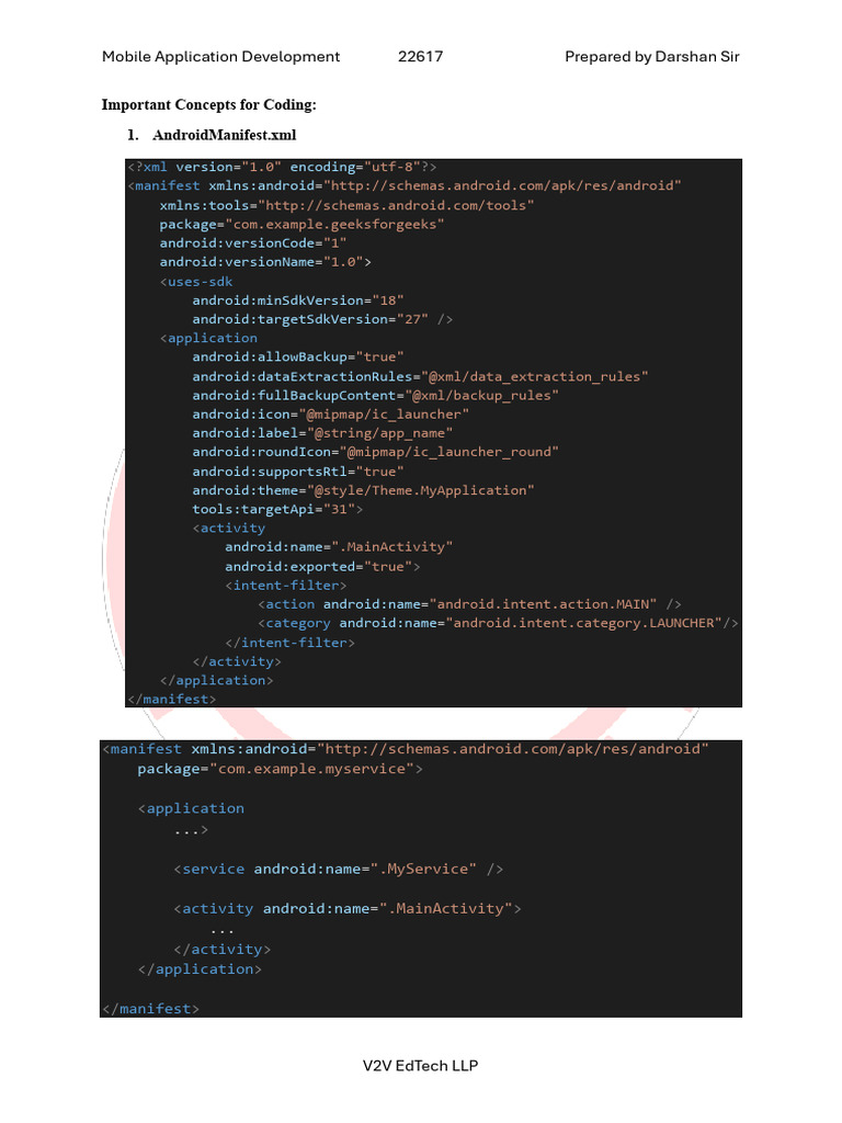 Mobile App Development Essentials | PDF | Android (Operating System) | Mobile App