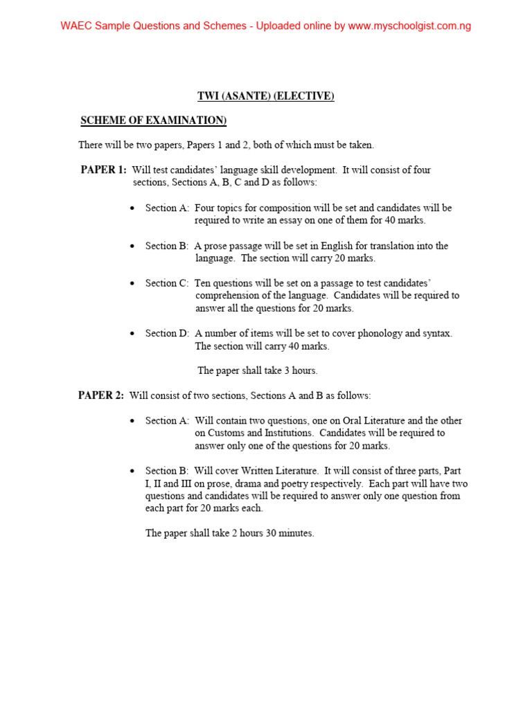 Twi Asante | PDF | Written Communication | Writing