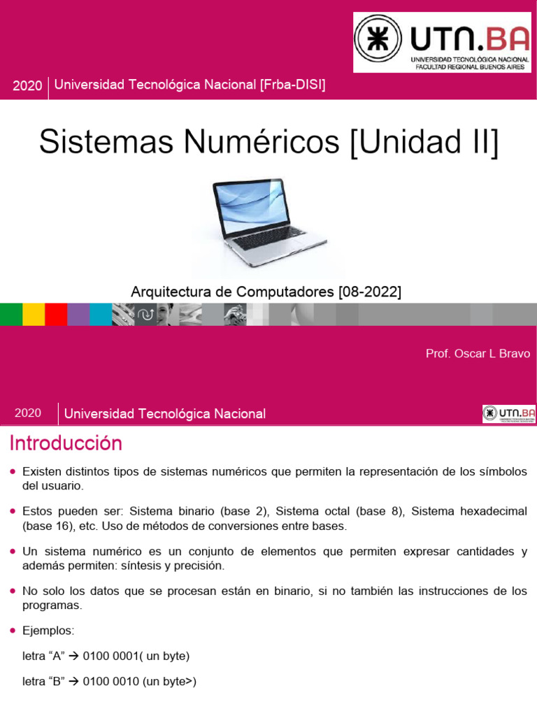 SistemasNumericos Unidad II | PDF | Poco | Decimal