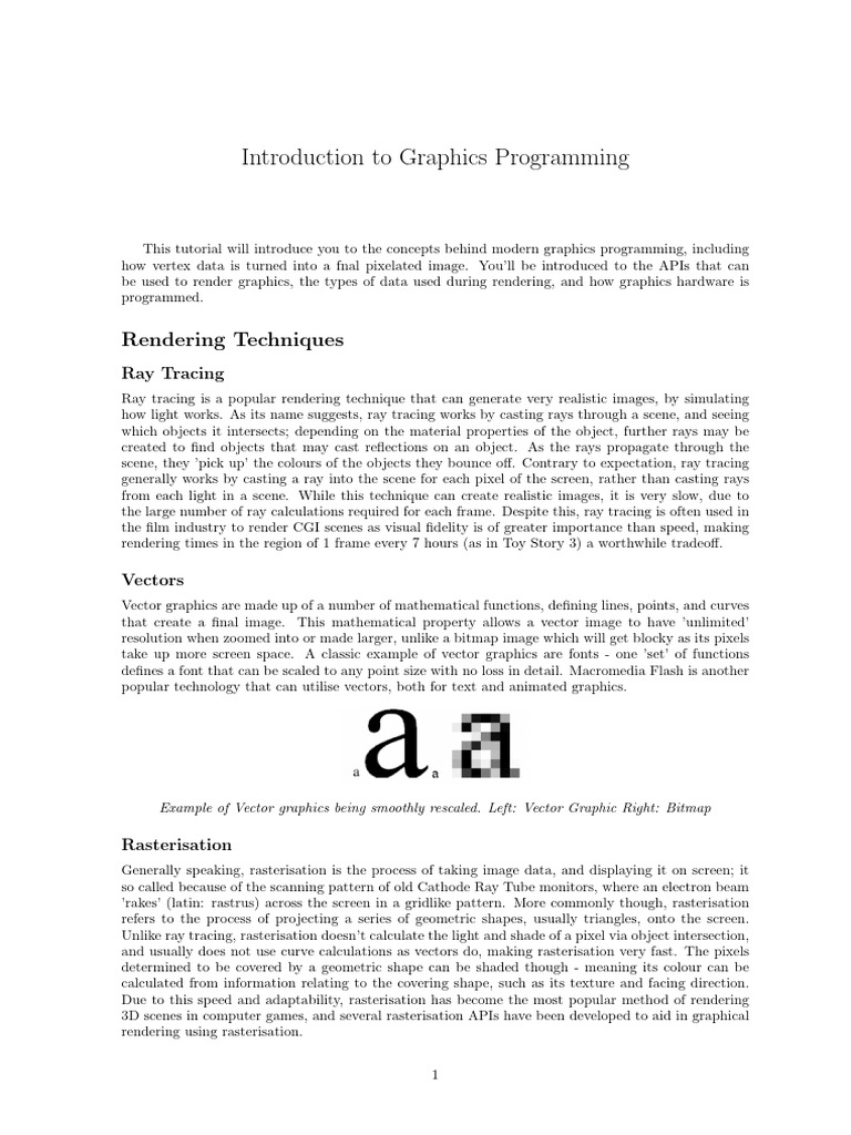 IntroductionToGraphics | PDF | Shader | Texture Mapping