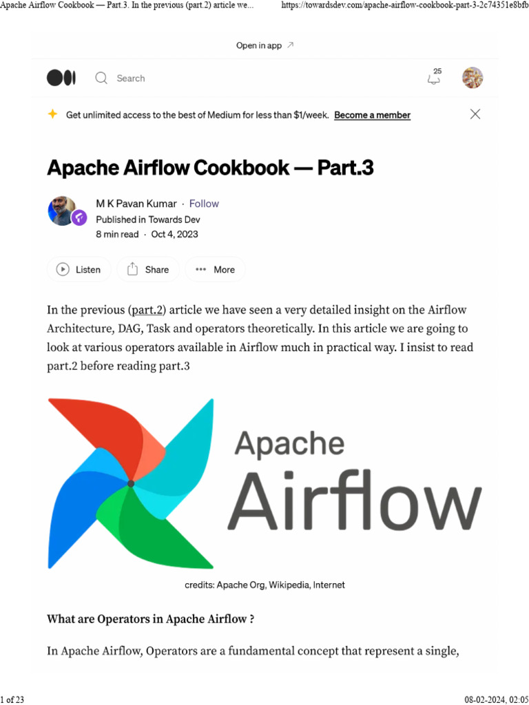 Apache Airflow Cookbook - Part.3. in The Previous (Part.2) Article We ...