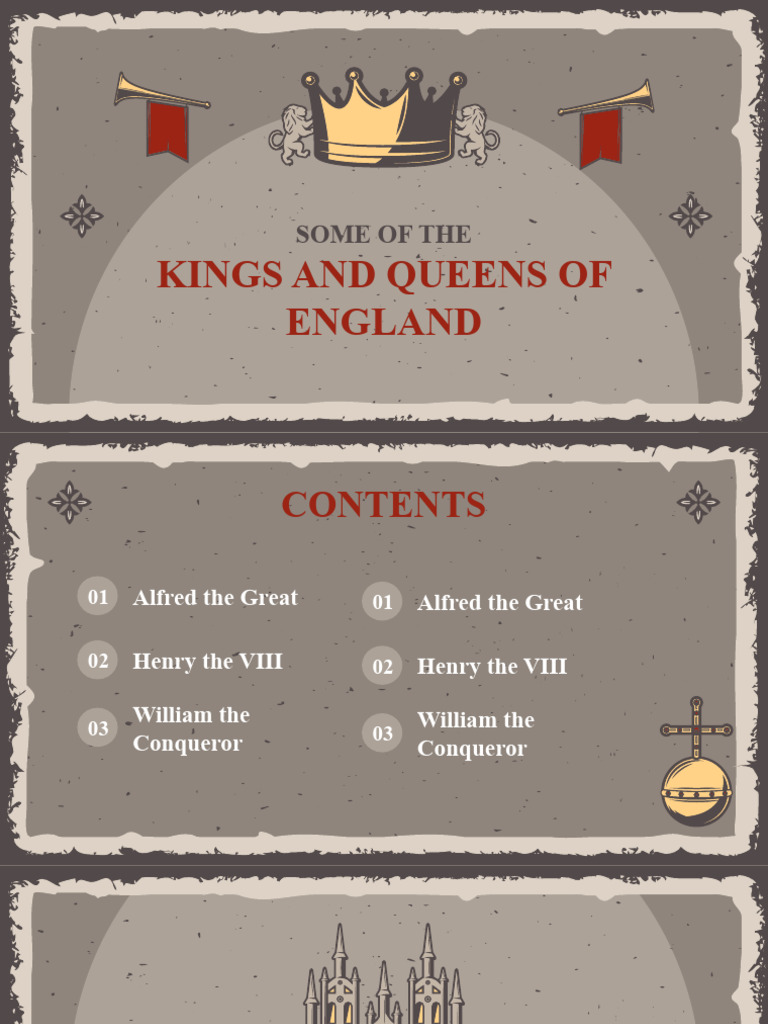 Kings and Queens of England | PDF | Monarchy Of The United Kingdom ...