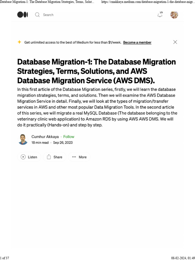 Database Migration Strategies Explained | PDF | Information Technology ...