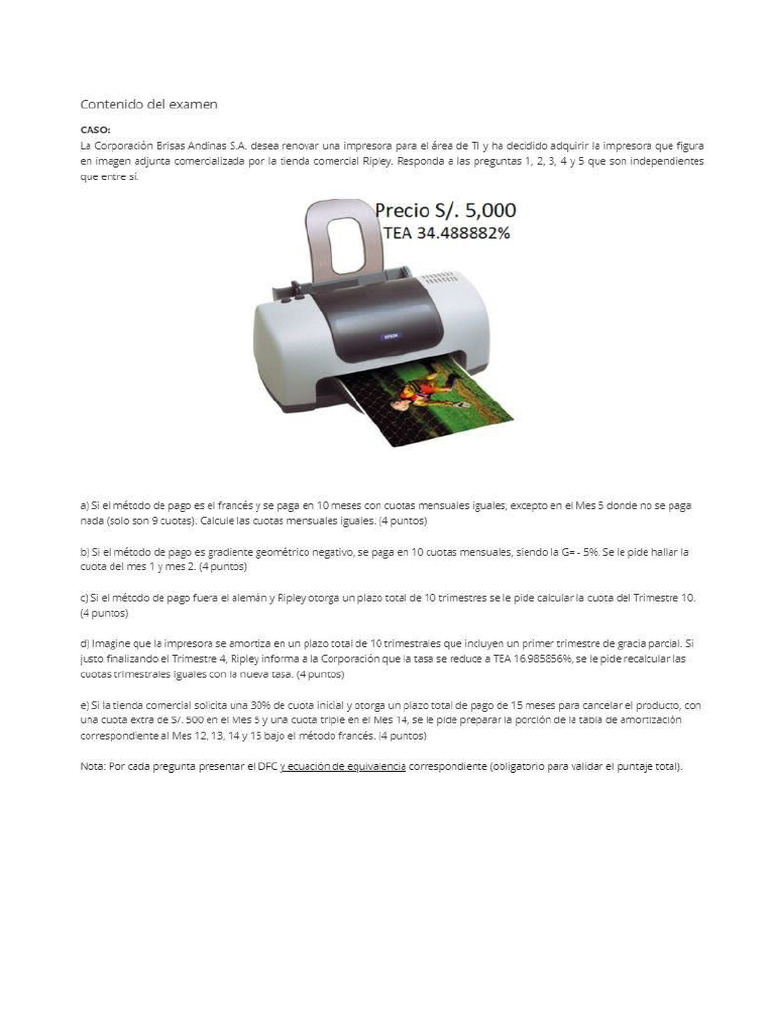 Examen Final de Ingeco | PDF | Hoja de balance | Contabilidad financiera