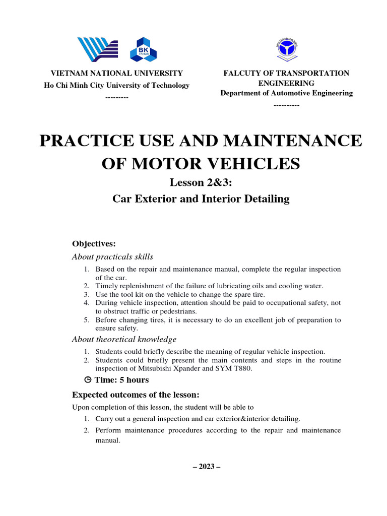 Car Maintenance and Inspection Guide | PDF | Paint | Car
