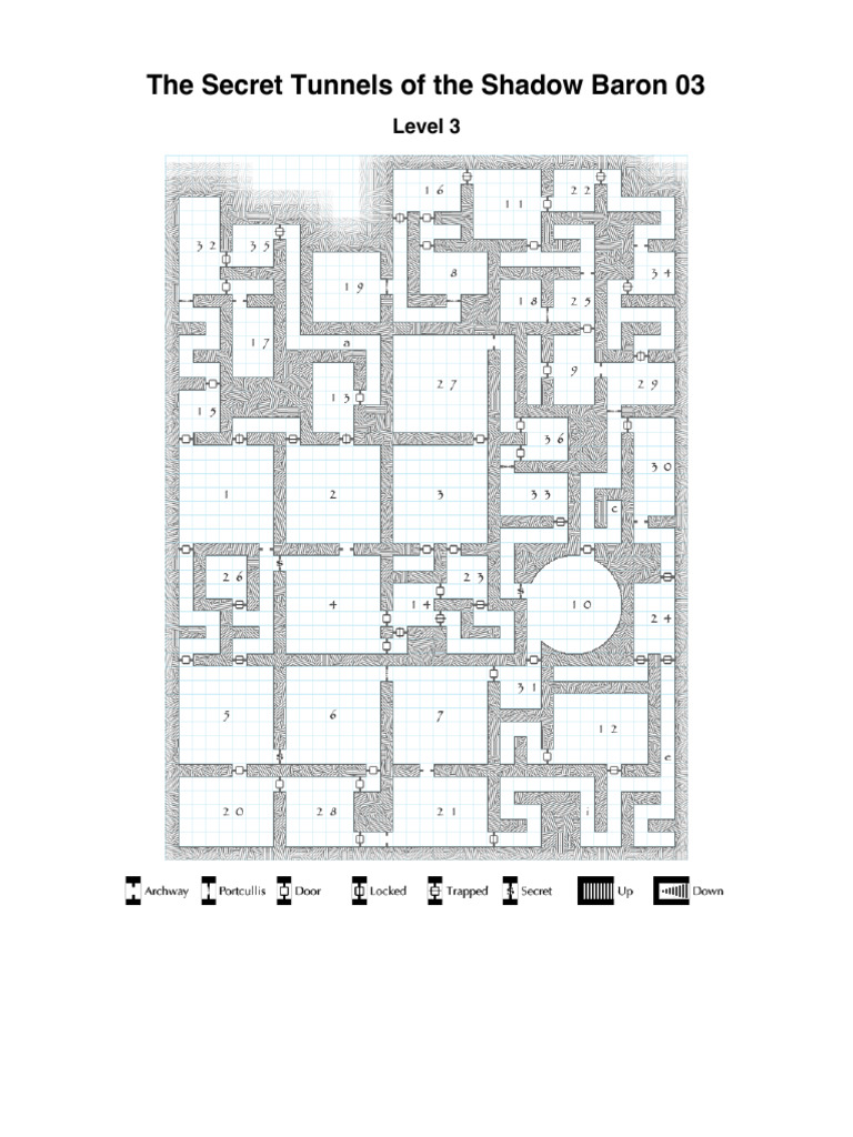 The Secret Tunnels of The Shadow Baron 03 | PDF