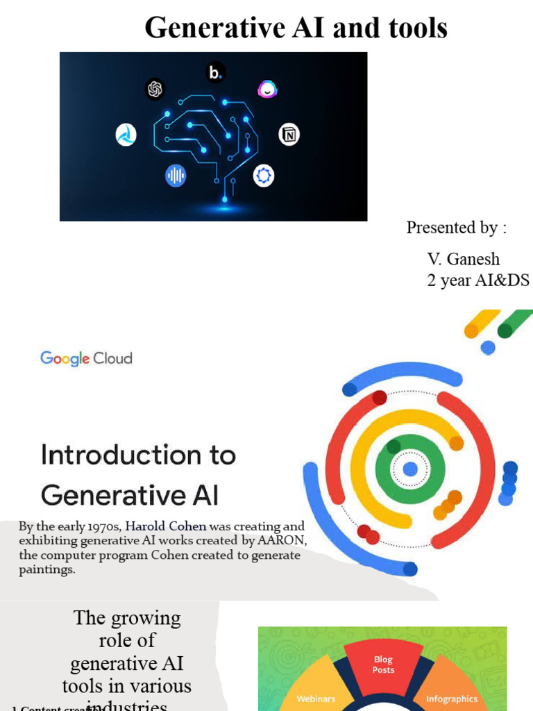 Generative Ai and Tools | PDF | Artificial Intelligence | Intelligence ...