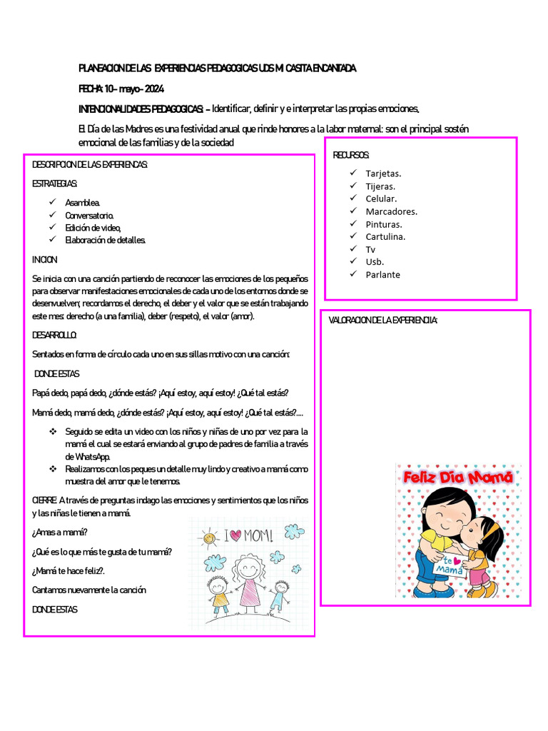 Dia de Las Madres | PDF