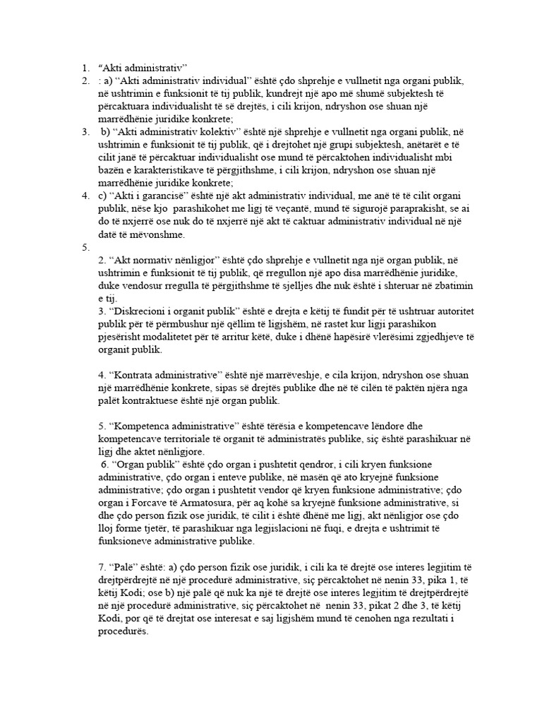 Akti Administrativ | PDF