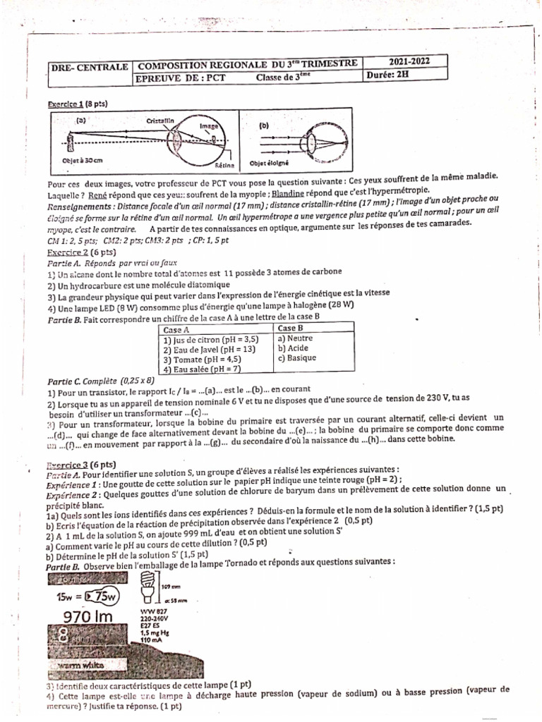 PCT CRT Centrale | PDF