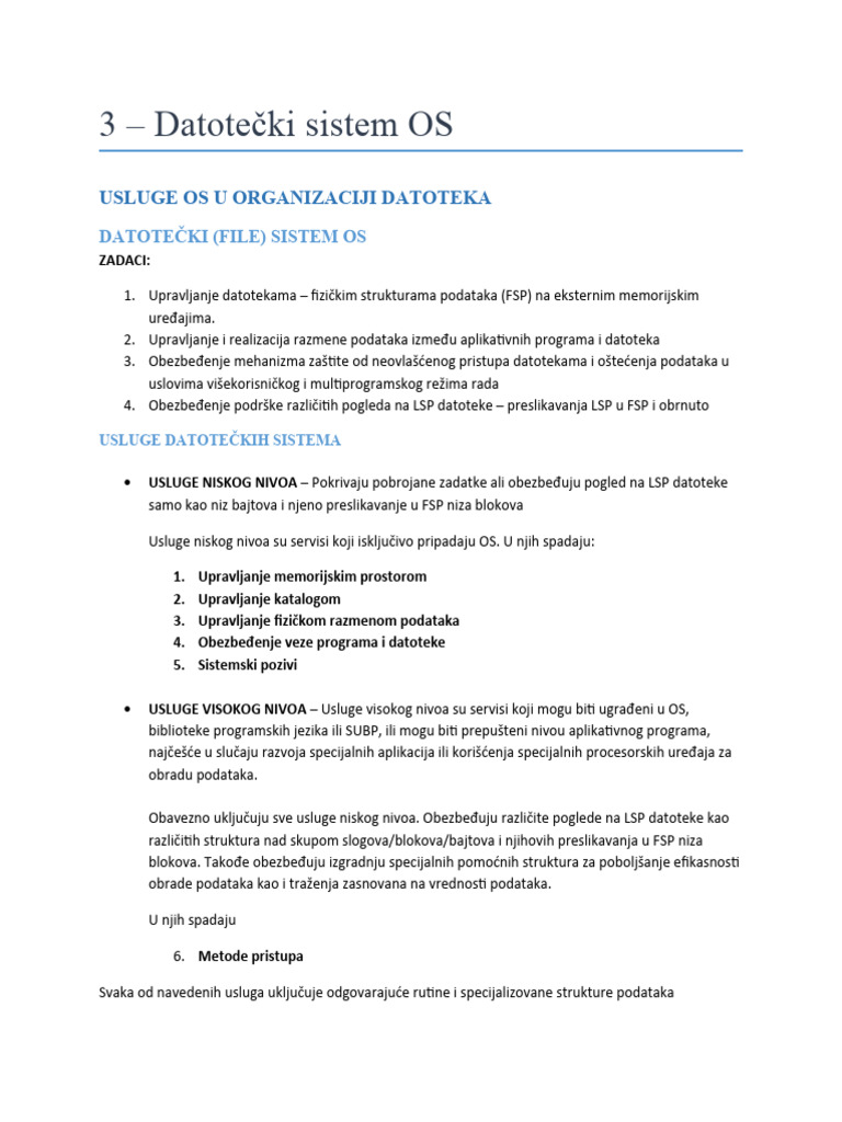 Organizacija Podataka Skripta Za Usmeni 1 | PDF