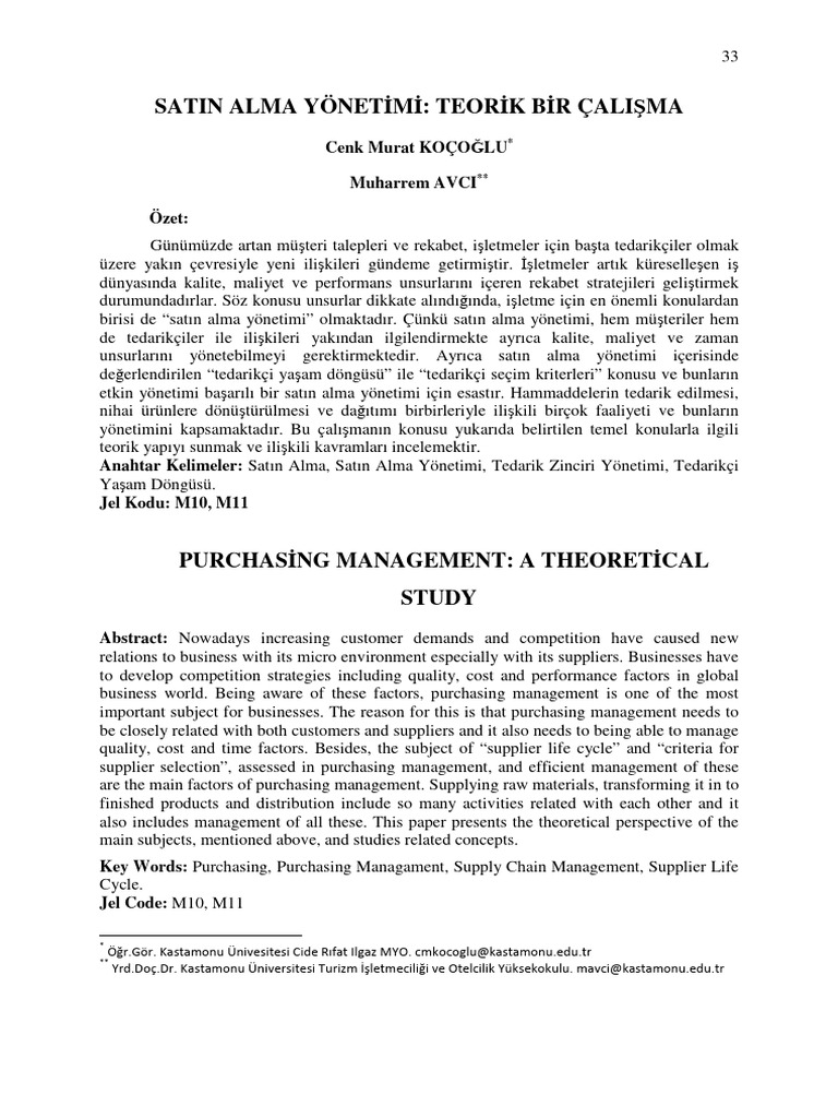 Sat N Alma Y Netimi Teorik Bir Al Ma (#313076) - 303132 | PDF