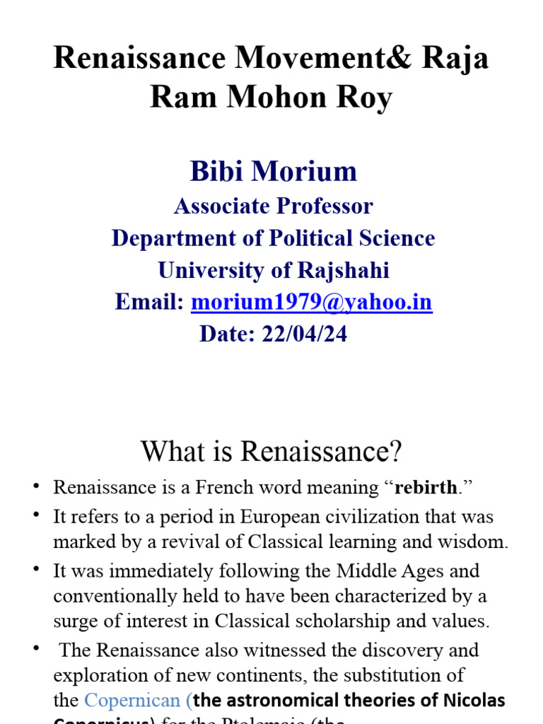 Lecture - 4 Ram Mohon Roy | PDF | Monotheism