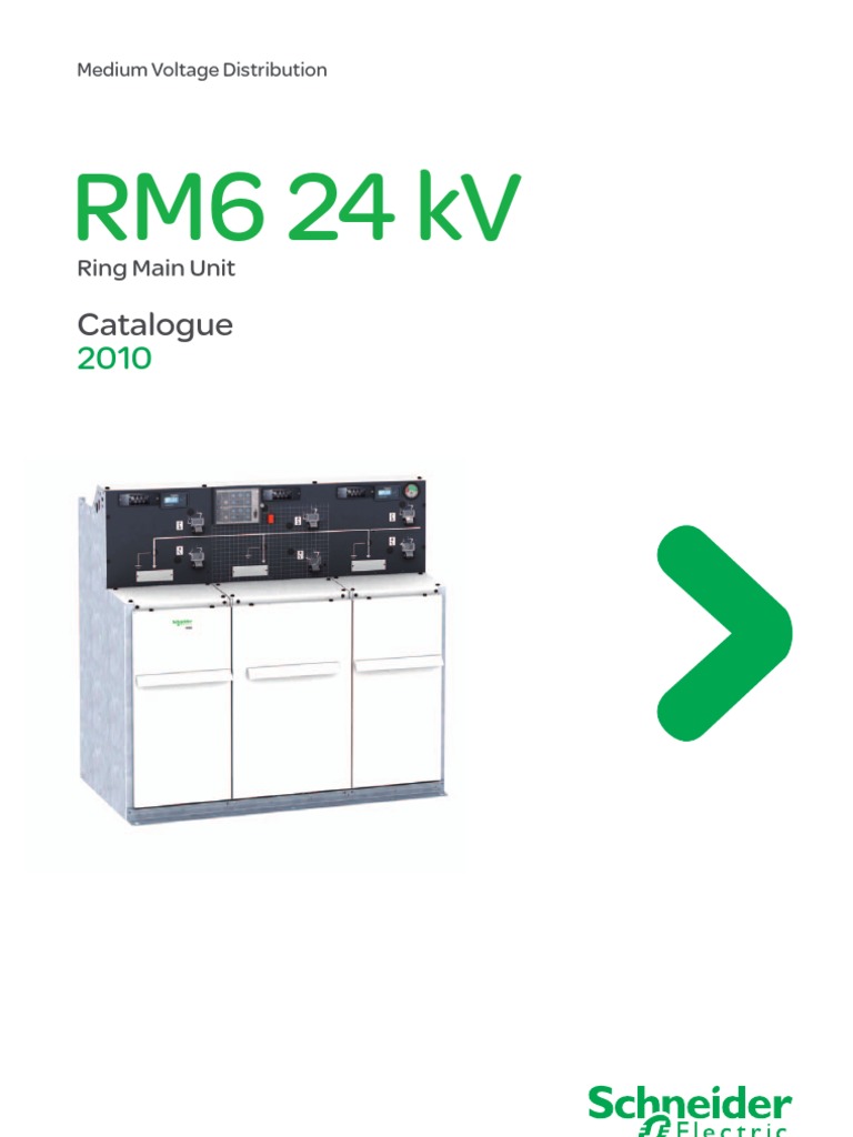 Catalogo RM6 2010 | PDF | Electrical Substation | Relay