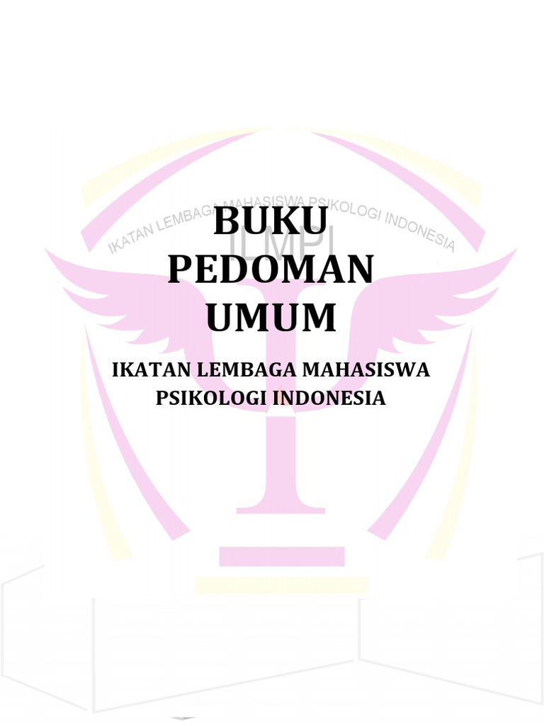Pedoman Organisasi ILMPI 2011 | PDF