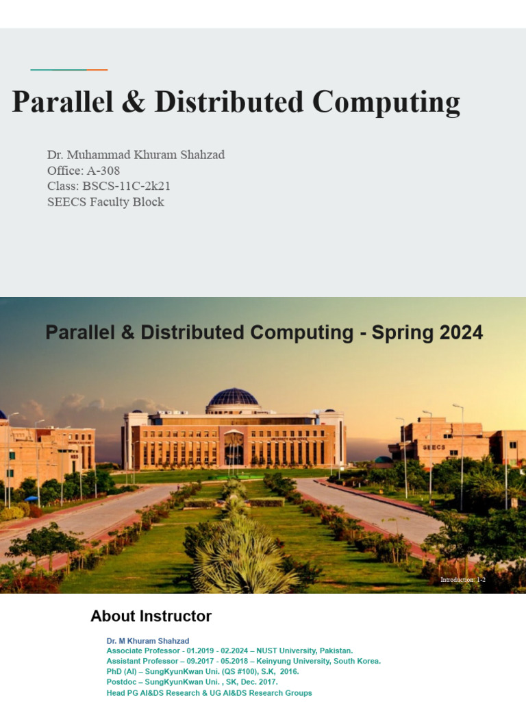Parallel & Distributed Computing Overview | PDF | Grid Computing | Replication (Computing)