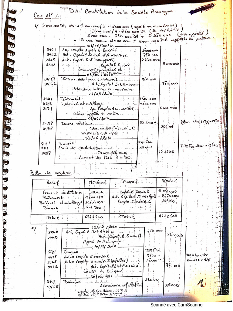 TD COMPTA STE - PDF Version 1 | PDF