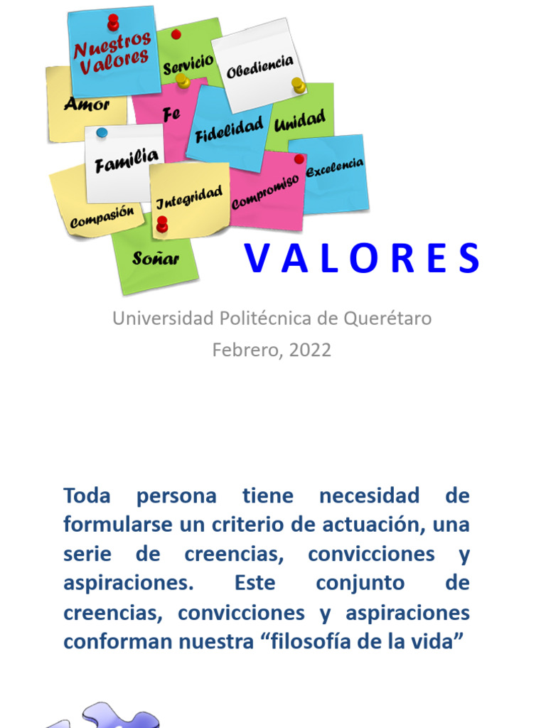 Valores | PDF