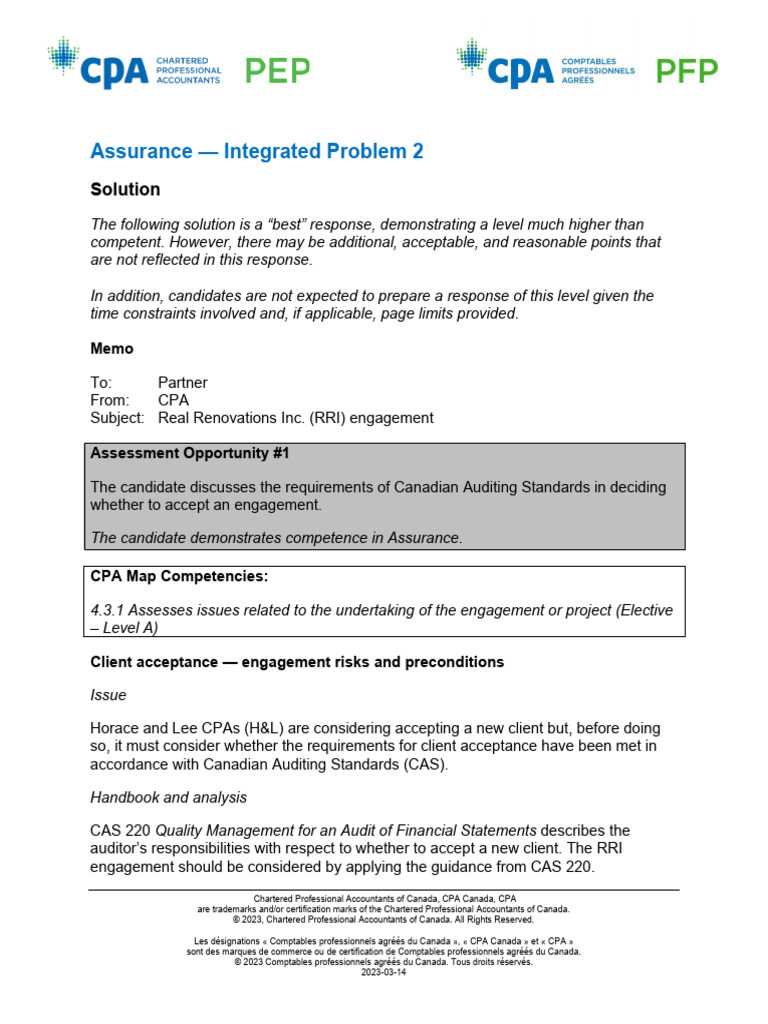 Assurance Unit 2 | PDF | Audit | Fair Value