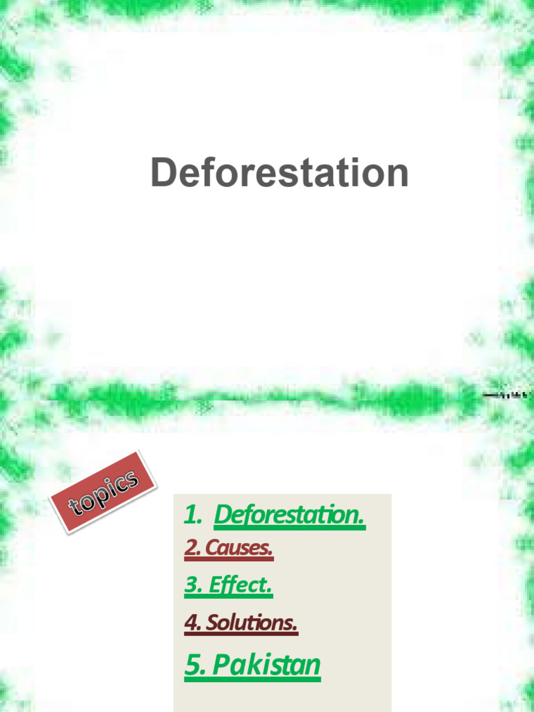 Group#1 | PDF | Deforestation | Forests