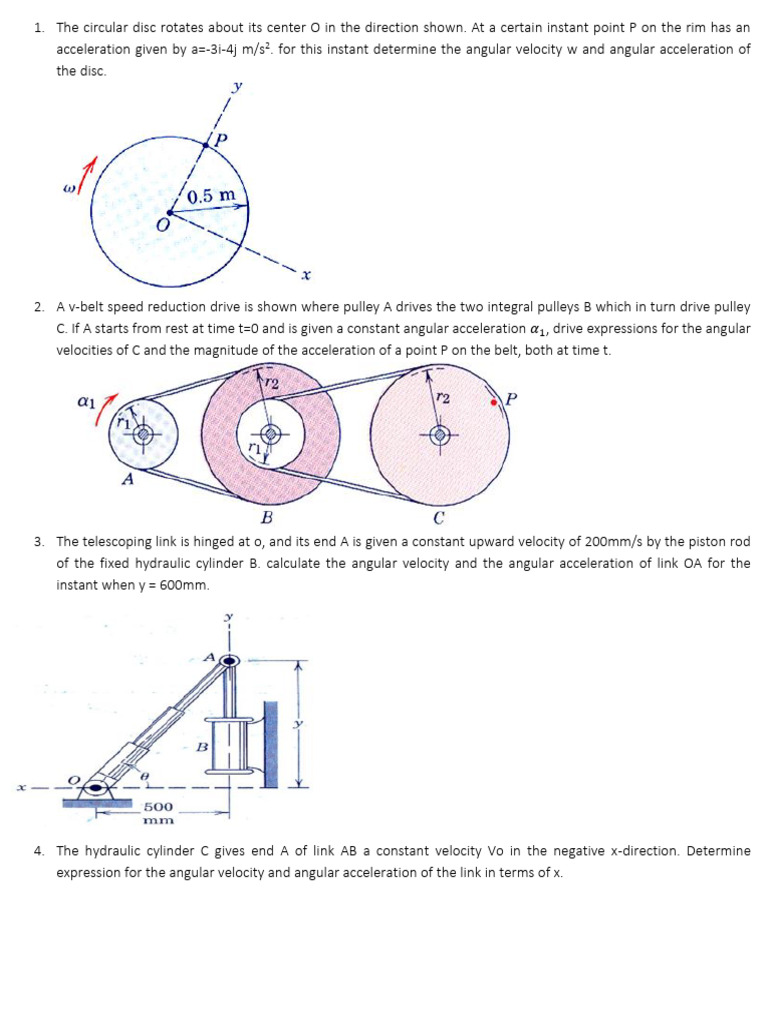 Worksheet ch4 | PDF | Acceleration | Velocity
