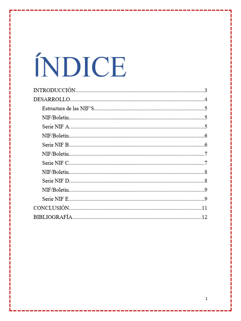 Estructura de Las Nifs | Descargar gratis PDF | Contabilidad | Estado financiero