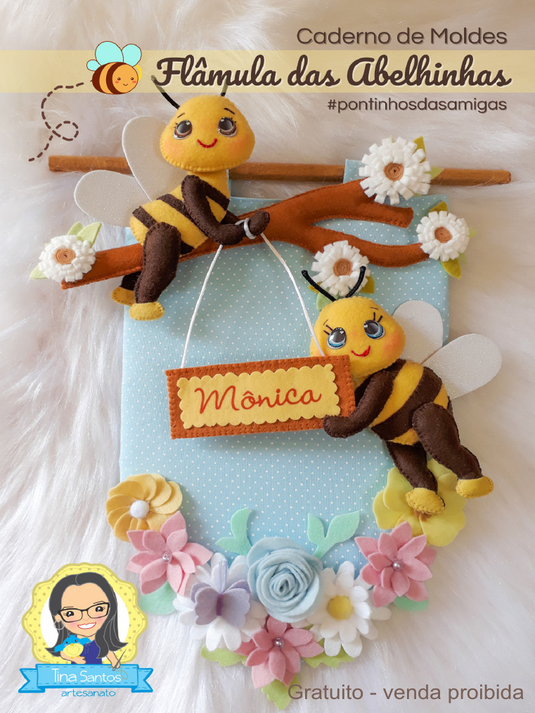 Molde de Flâmula de Abelhinha | PDF