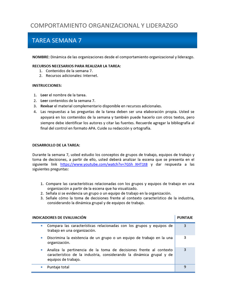 Tarea s7 v.3 (Revisado) | PDF