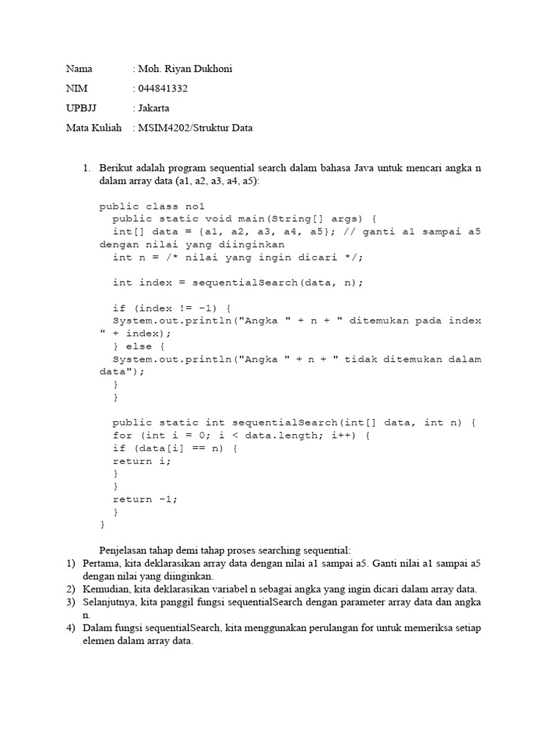 Tugas 3 MSIM4202 - Moh. Riyan Dukhoni | PDF