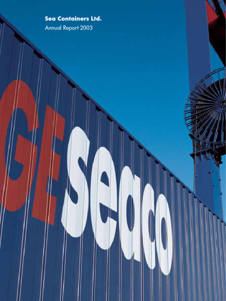 Sea Containers Annual Report 2003 | PDF | Ferry