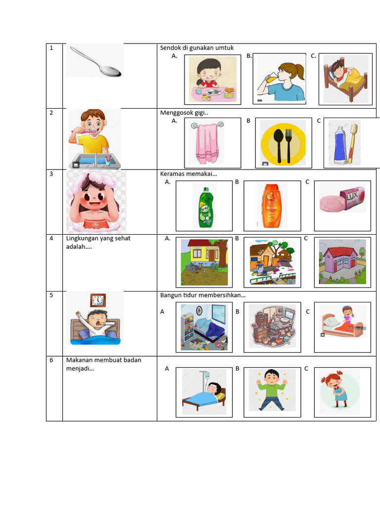 Soal Bina Diri Smalb Pdf