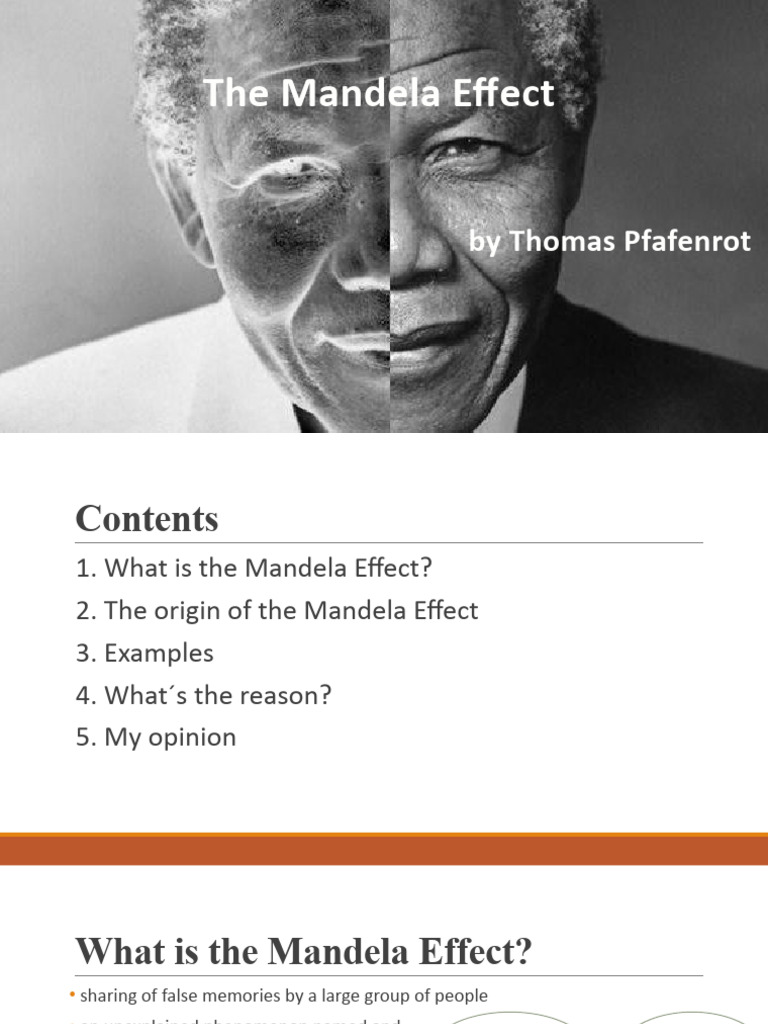 Understanding the Mandela Effect | PDF