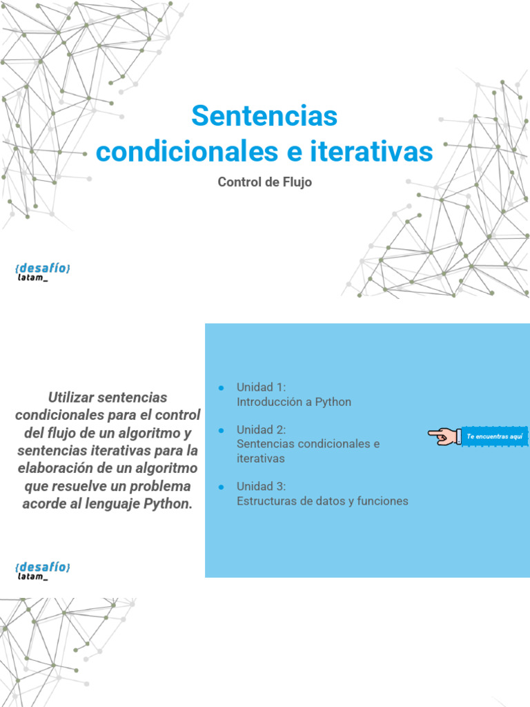 Presentación - Control de Flujo | PDF | Python (lenguaje de ...