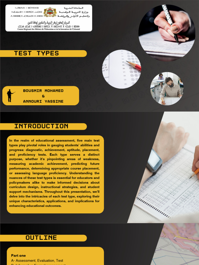 Test Types - 20240506 - 235956 - 0000 | PDF | Educational Assessment ...