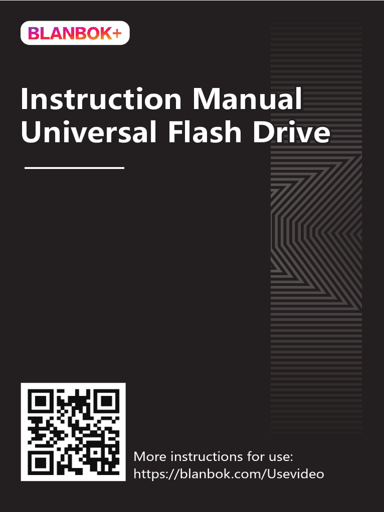 BLANBOK+ Flash Drive User Guide | PDF