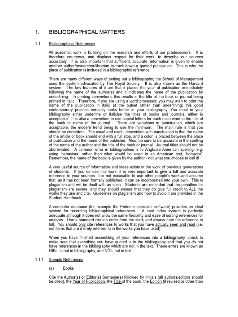 Referencing | PDF | Bibliography | Citation