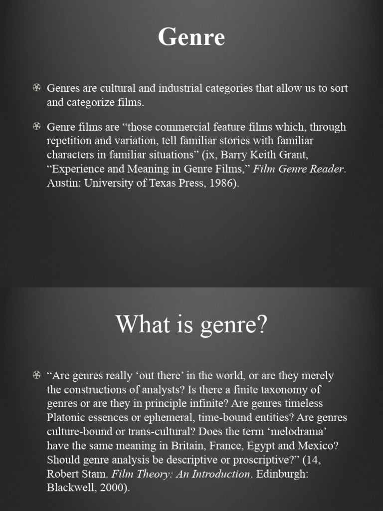 Understanding Film Genre Conventions | PDF | Genre | Horror Films