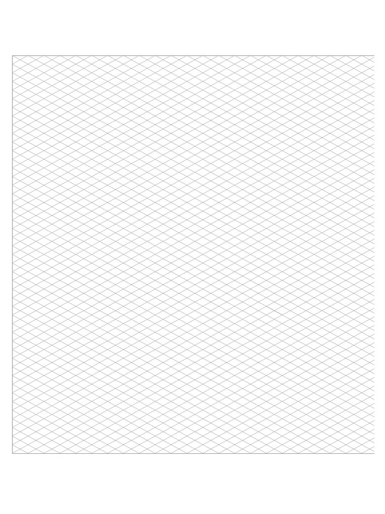 Hoja Carta Isométrica | PDF