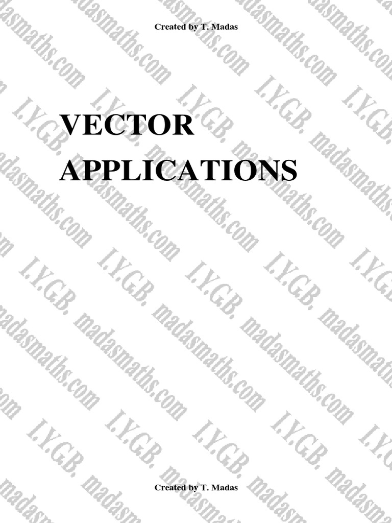 m1 Vectors Applications | PDF | Acceleration | Velocity