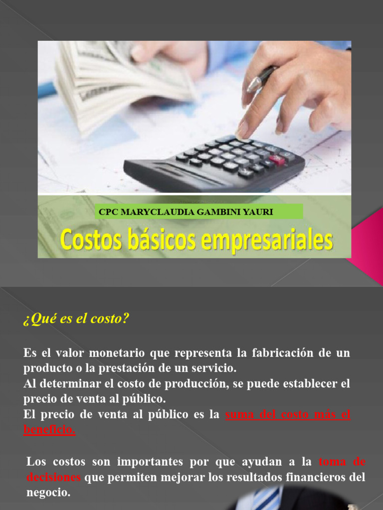 COSTOS1 | PDF | Costo | Business