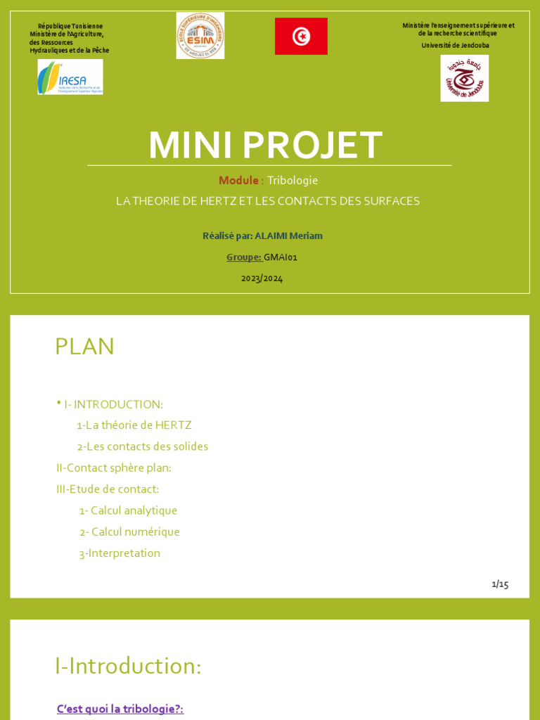 Mini projet | PDF | Dureté (matériau) | Ingénierie mécanique