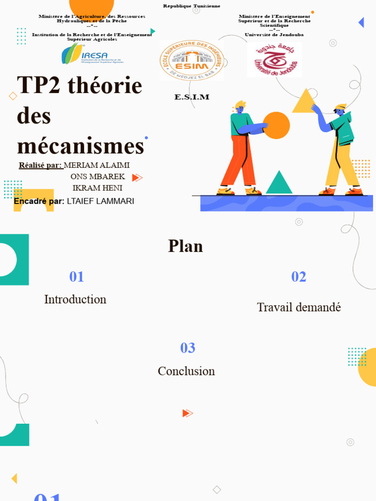 TP 2 Théorie Des Mécanismes | PDF | Équations | Mouvement (Physique)