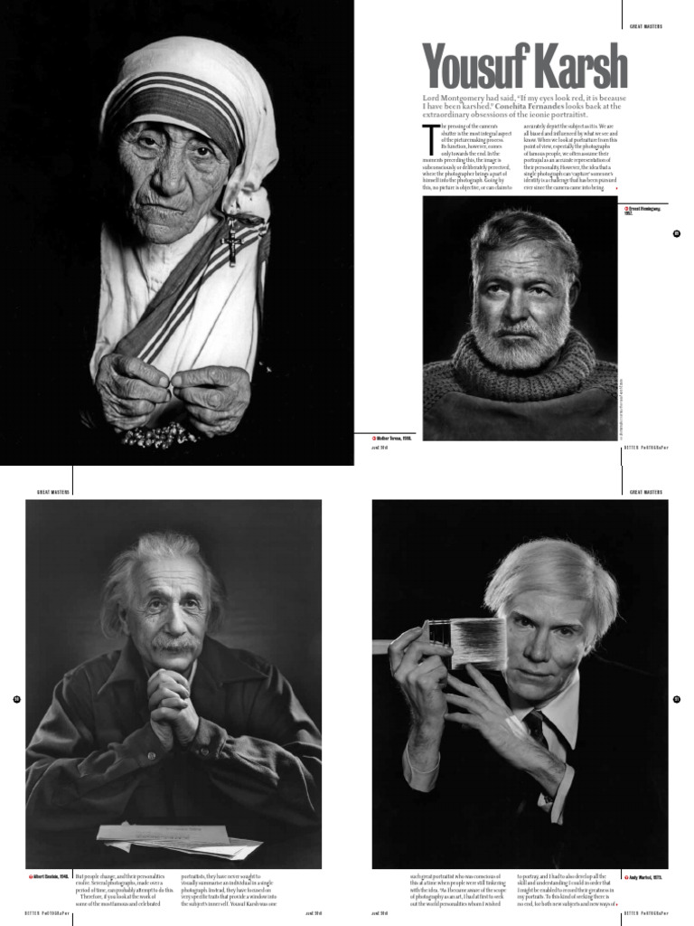 Great Masters - Yousuf Karsh | PDF