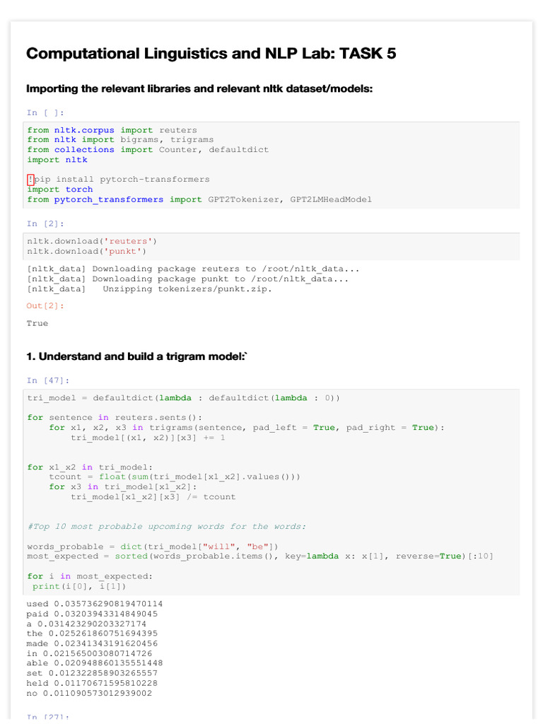 Natural Language Processing GPT-2 | PDF