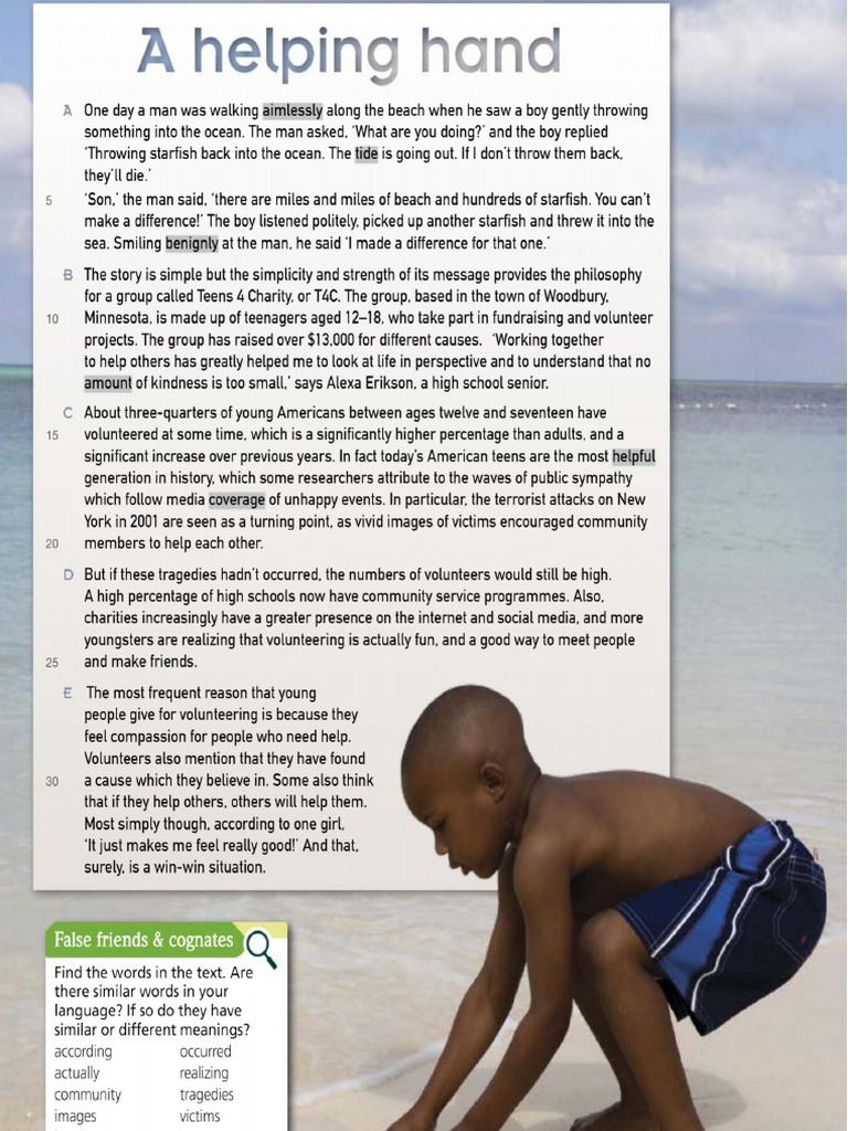 Reading 7-A Helping Hand | PDF