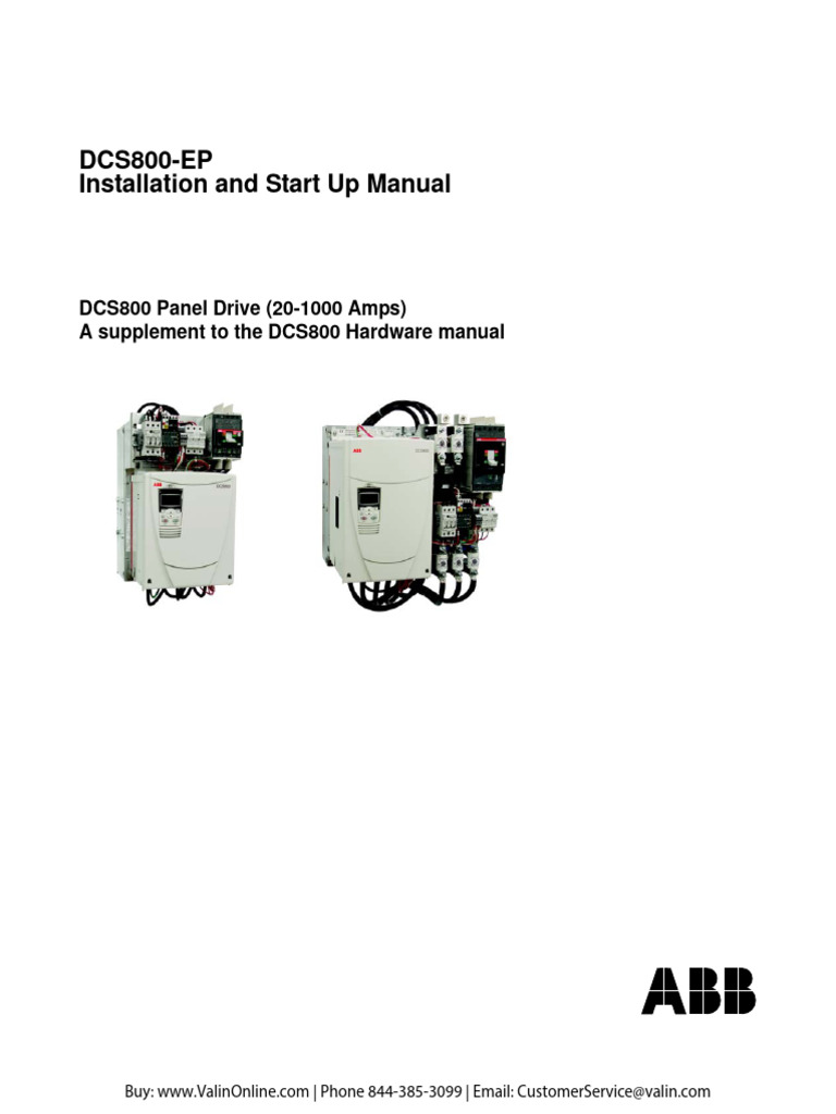 DCS 800 Instalação | PDF | Electrical Impedance | Mains Electricity